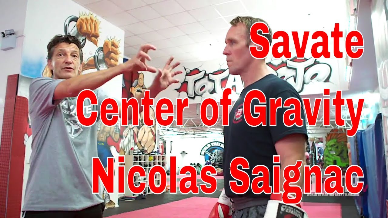 SAVATE Technique Posture Center of Gravity - YouTube