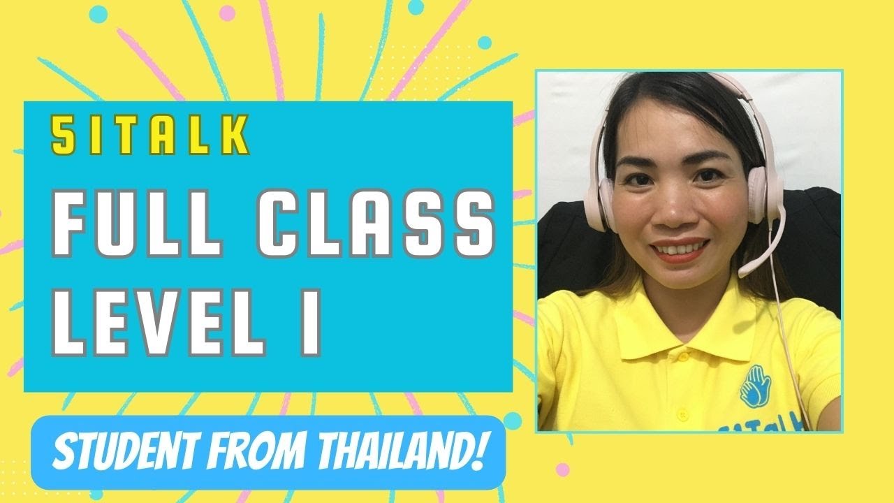 51Talk Full Class: Actual Demo | Student from Thailand | Level 1 - YouTube