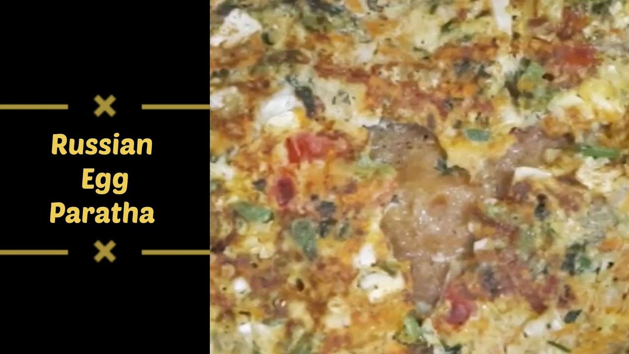 Russian Egg Paratha 👌 - YouTube