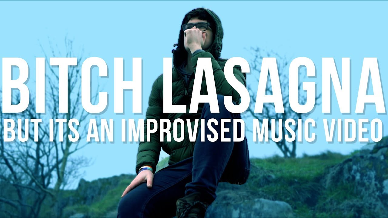 I Cover Bitch Lasagna But Its an Improvised Music Video - YouTube