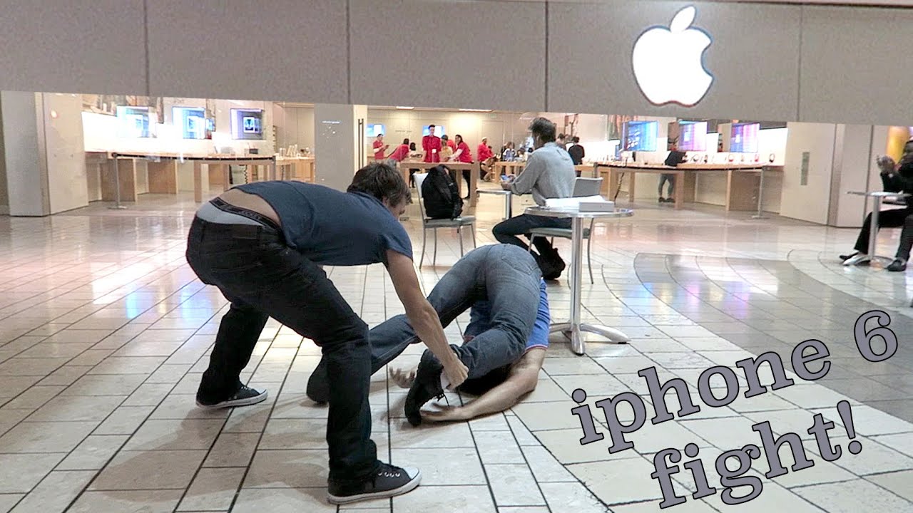 HILARIOUS IPHONE 6 PLUS FIGHT IN LA MALL!! | LA TRIP DAY 5 | Sam & Nia ...