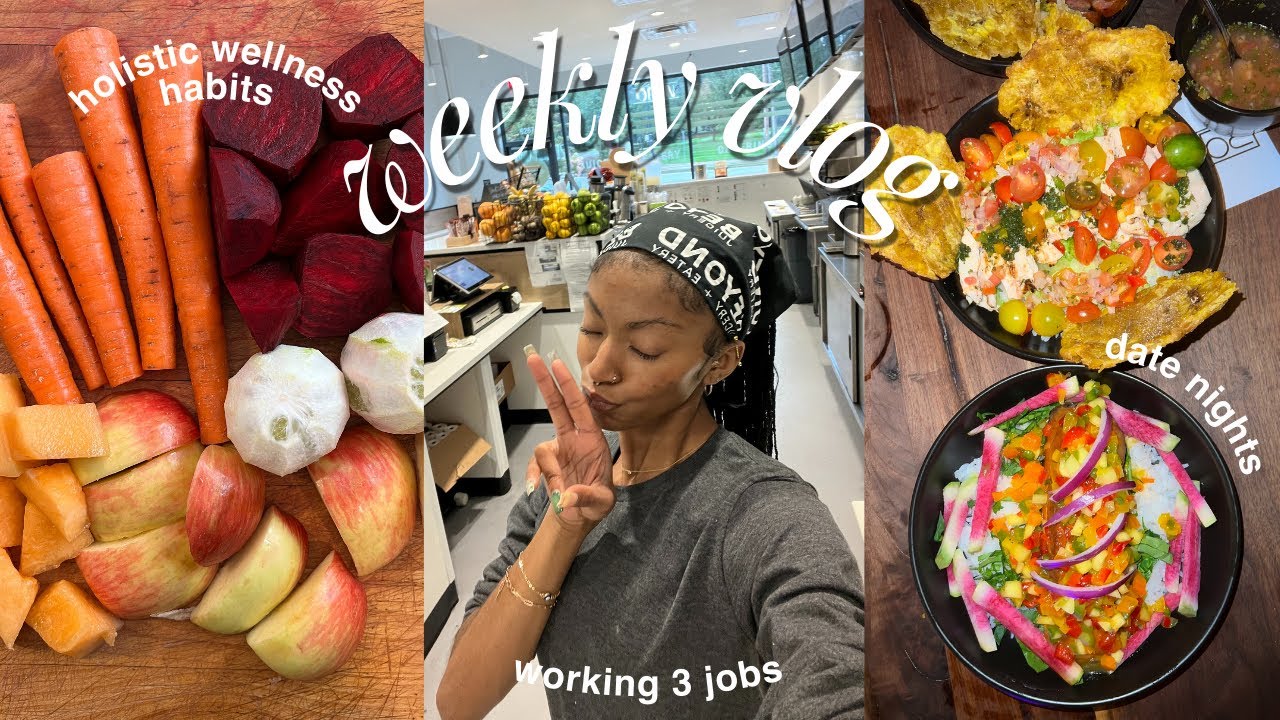 *first weekly vlog─holistic habits, 3 jobs?!, skating & date nights - YouTube