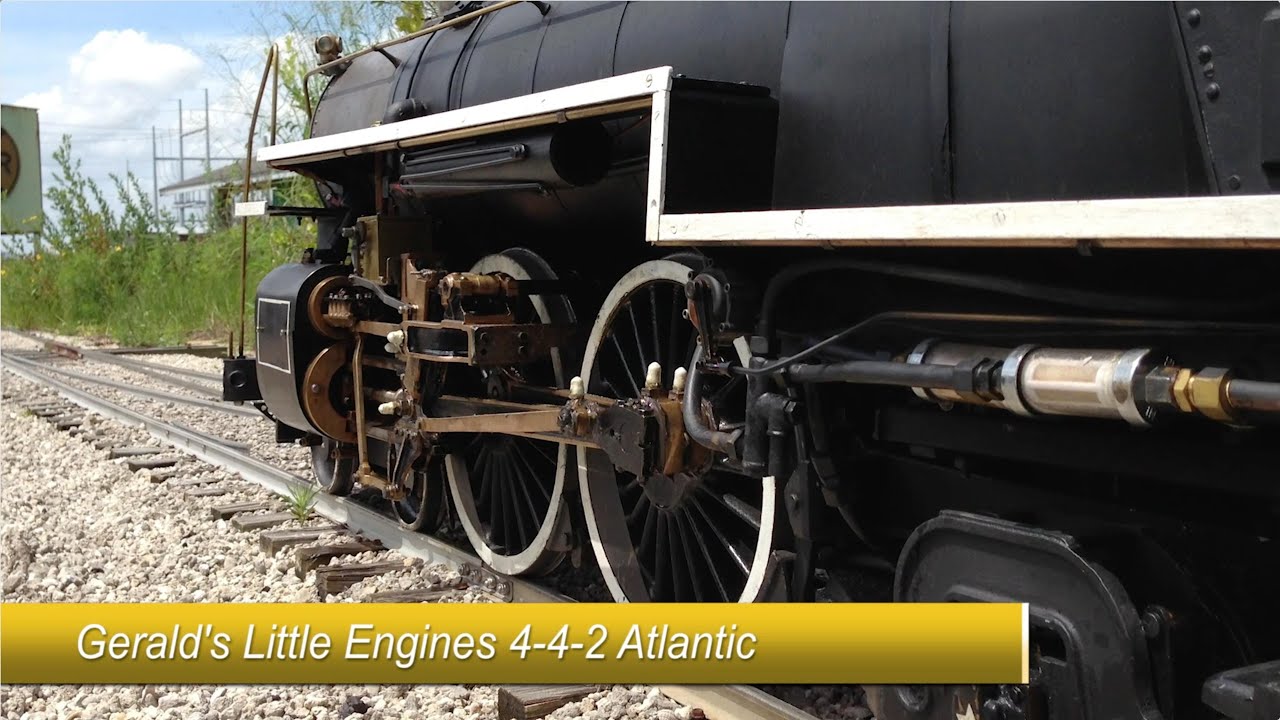 Gerald's Little Engines 4-4-2 Atlantic - YouTube