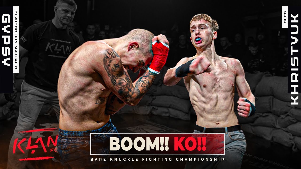 Boom and KO!! Bare Knuckle Fighting: Gypsy vs. Khristyuk | Full Fight ...