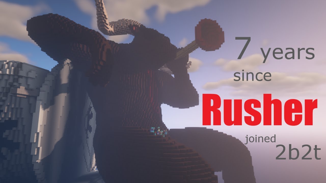 7 years since TheCampingRusher joined 2b2t - YouTube