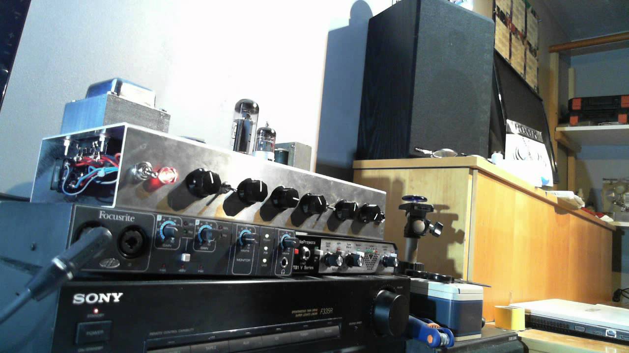 0-5 watt tube amp serial FX loop - YouTube