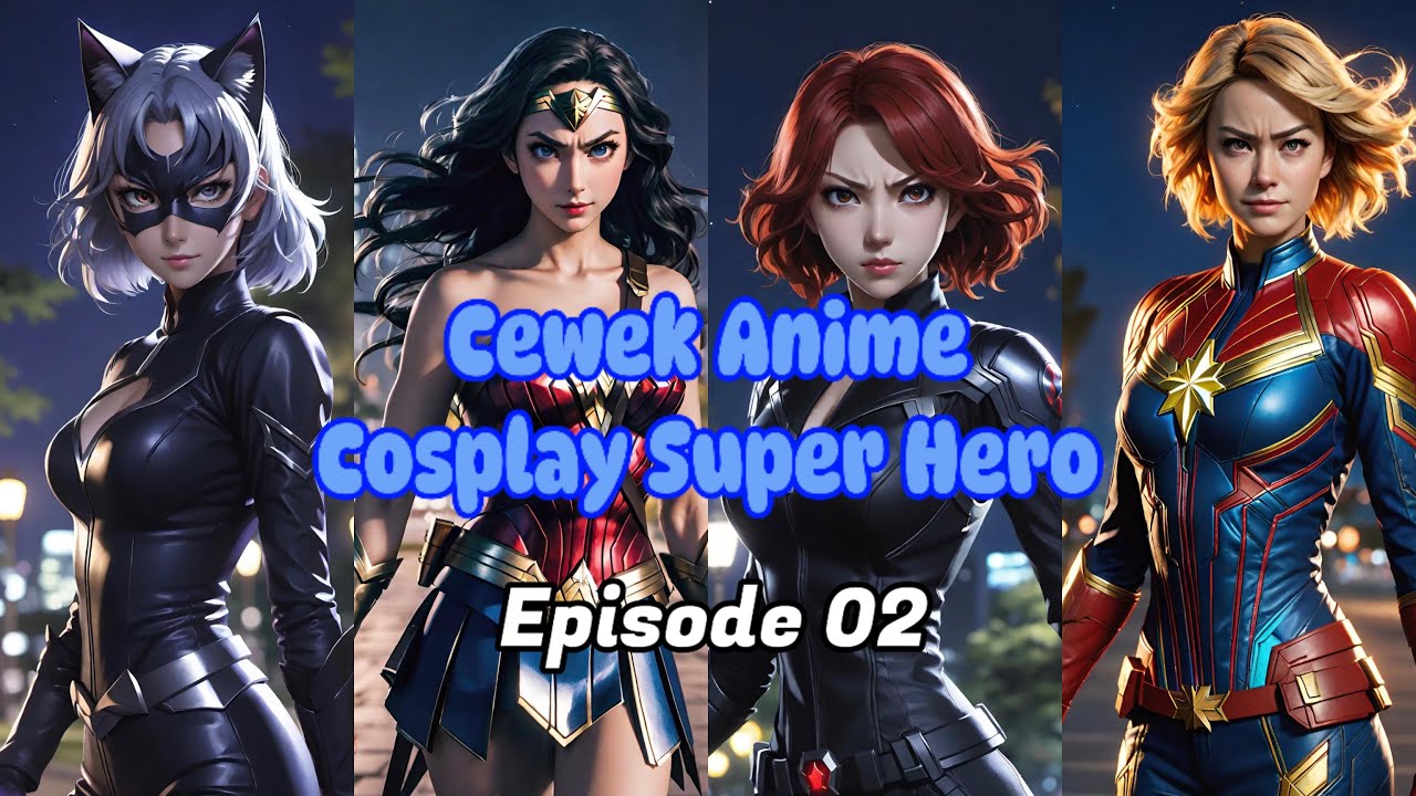 Cewek Anime Cosplay Superhero ( Episode 02 ) #aiart #anime #cosplay ...