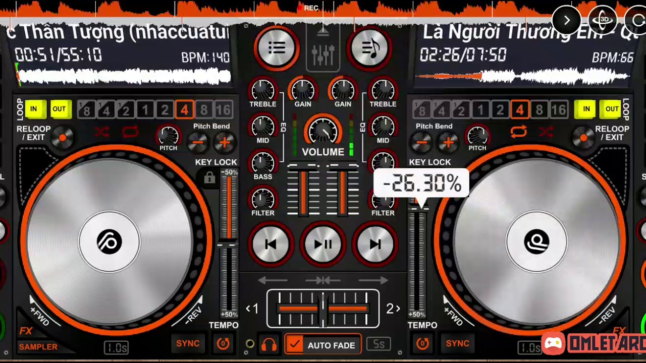 Hướng dẫn phần mềm Discdj 3D Music Player mix nhạc remix - YouTube