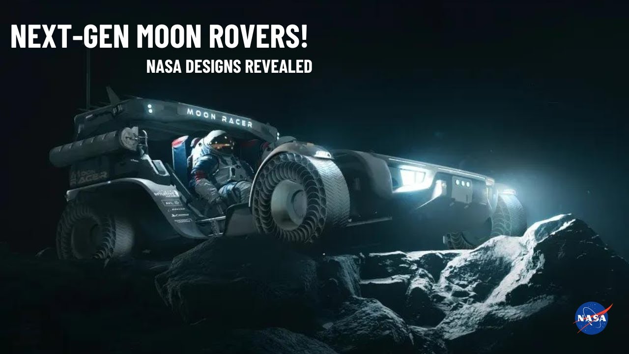 Moon's New Wheels: NASA's 2030 Lunar Rovers Unveiled! #nasa - YouTube