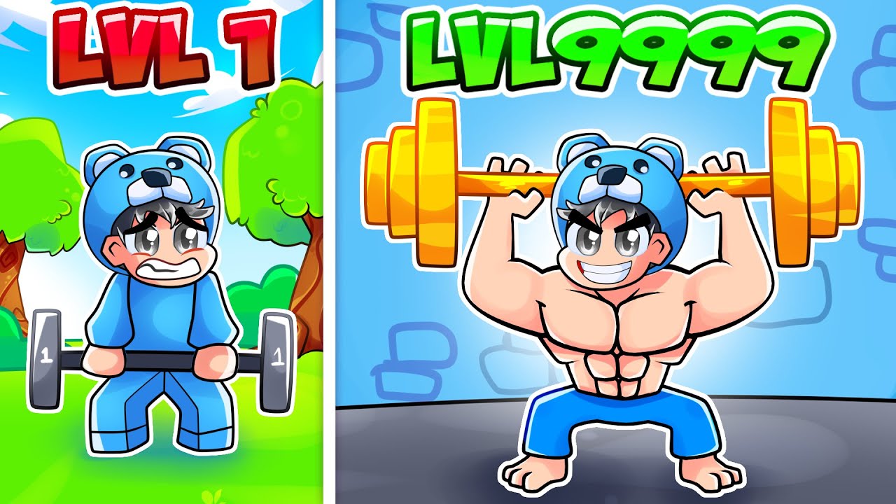 LEVEL 1 VS LEVEL 9999 STRENGTH In ROBLOX! (Muscle Legends) - YouTube