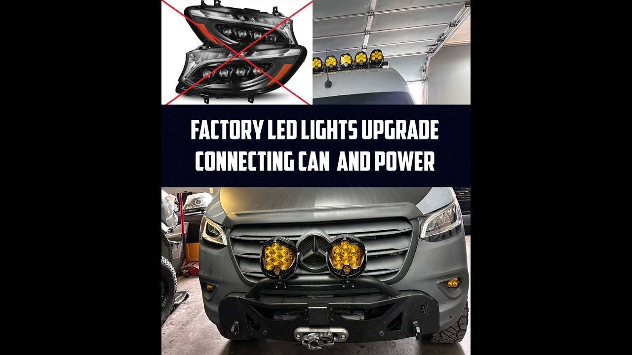 Mercedes Sprinter OEM LED lights upgrade (Detailed CAN connection ...