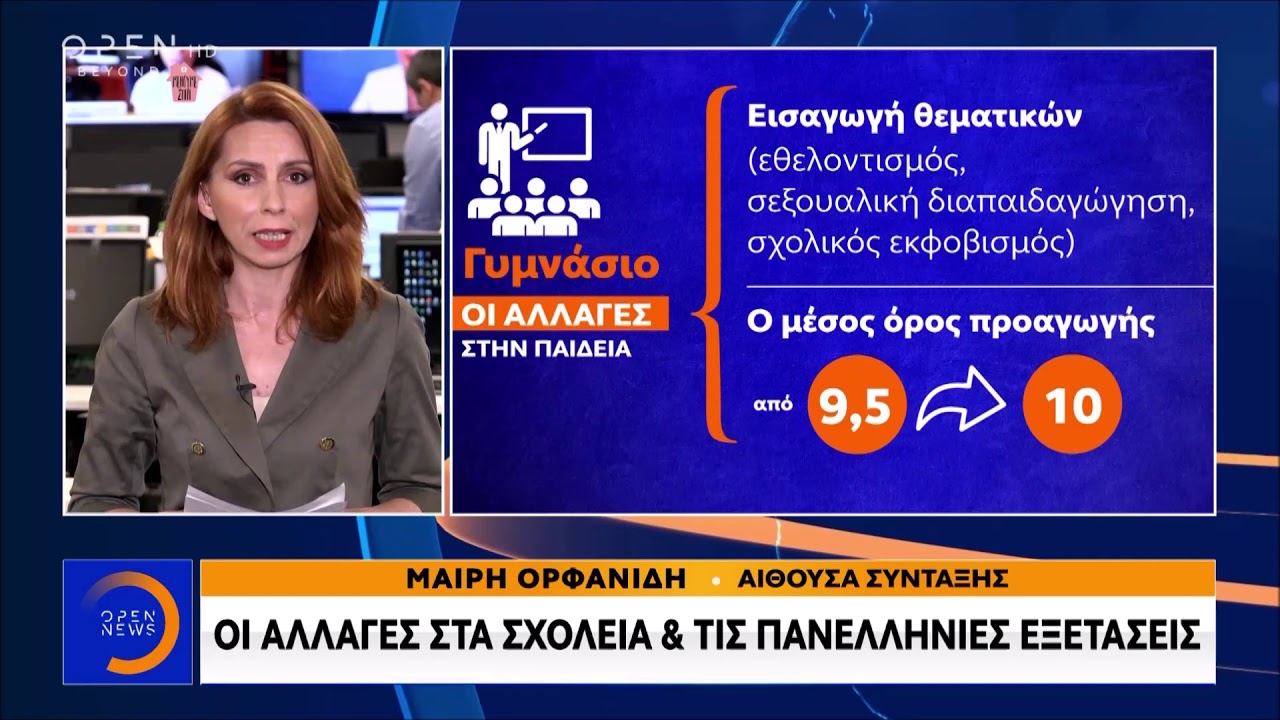 Οι αλλαγές στα σχολεία και τις πανελλήνιες εξετάσεις - Κεντρικό Δελτίο ...