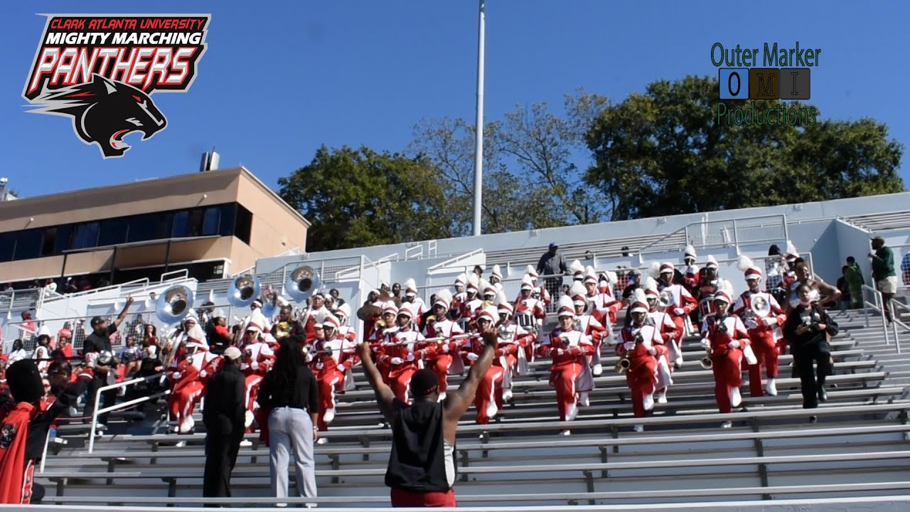 Clark Atlanta University Mighty Marching Panther Band Marching In For ...