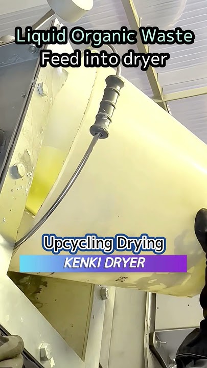 Liquid organic waste drying, Drying of organic waste that others can't dry / KENKI DRYER #shrots ...