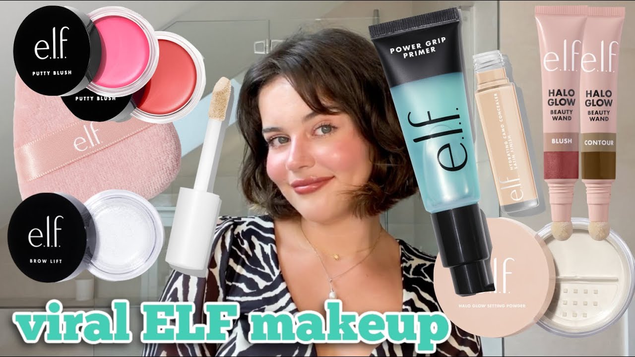 full face of TIKTOK *viral* ELF products I worth it? - YouTube