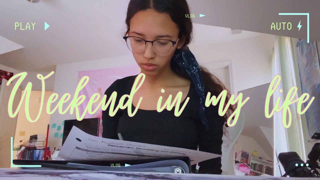 PRODUCTIVE WEEKEND IN MY LIFE || VLOG || JUNIOR YEAR - YouTube