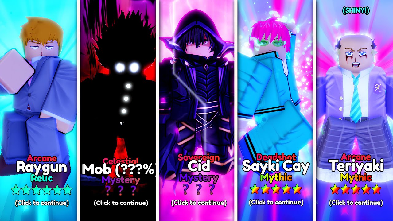 All New Units Mob Psycho Update - Showcase : Anime Power Defense - YouTube