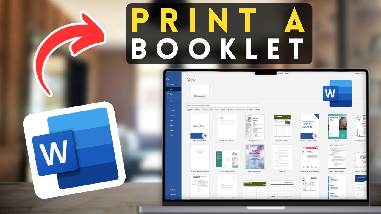 How to Print a Booklet in MS Word | Microsoft Word Tutorial (2025 ...