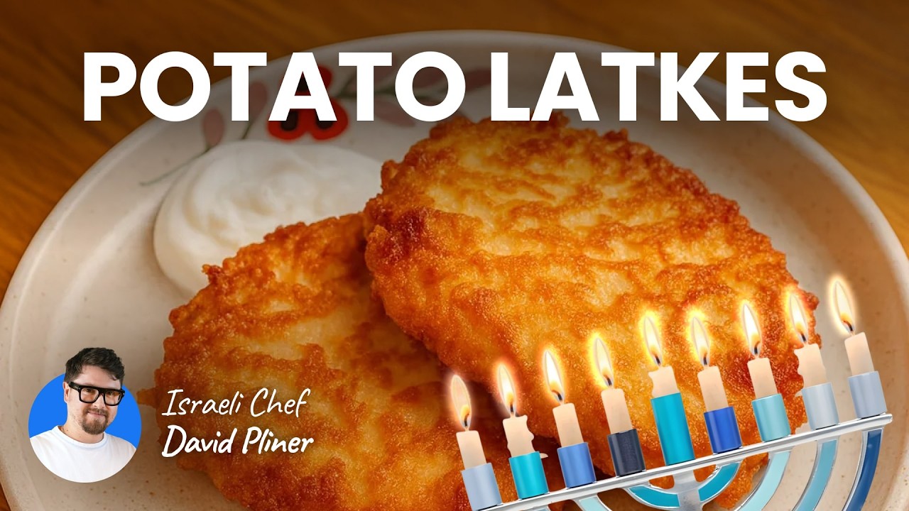 Traditional Israeli Latkes Recipe! Potato pancakes for breakfast, lunch ...