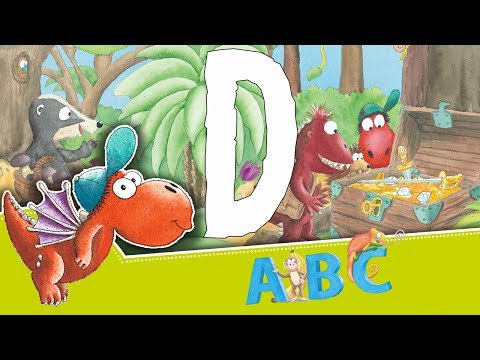 Der kleine Drache Kokosnuss und die Buchstaben: D  – Alphabet lernen – Lernvideo für Kinder