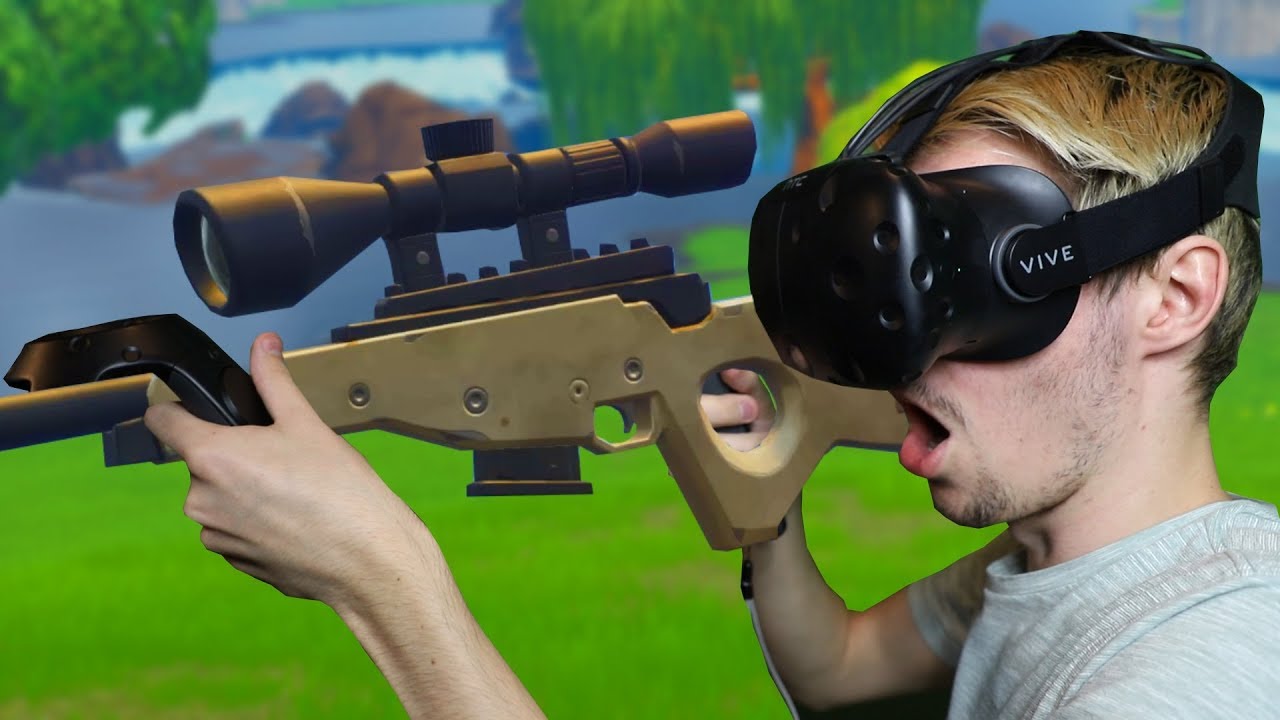FORTNITE IN VIRTUAL REALITY - YouTube