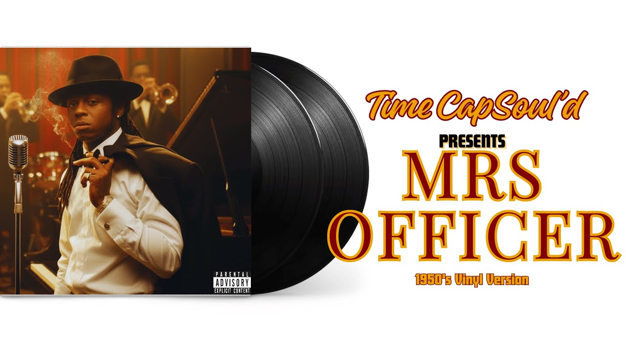 Lil Wayne - Mrs Officer 1950's Vinyl Cover (Time CapSoul'd) - YouTube