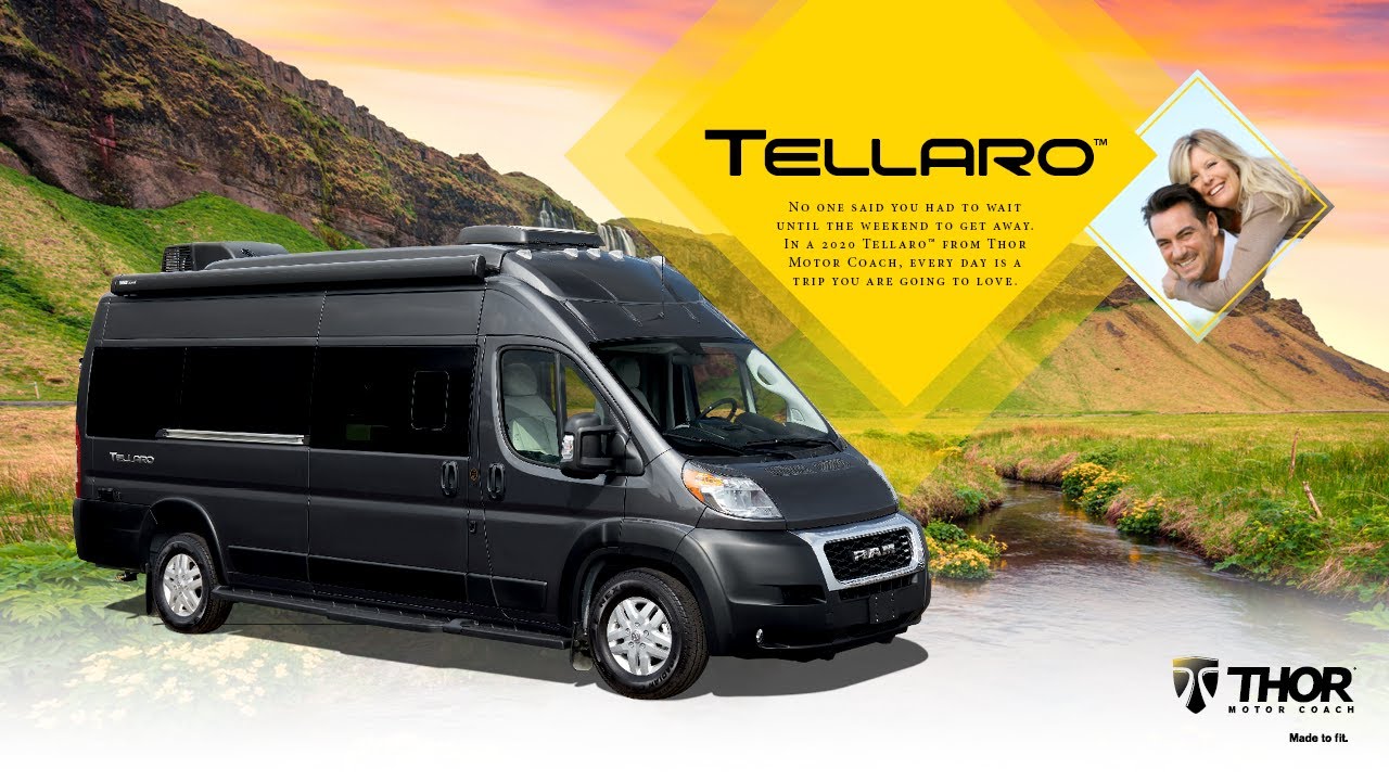 2020 Tellaro™ Class B Van From Thor Motor Coach - YouTube