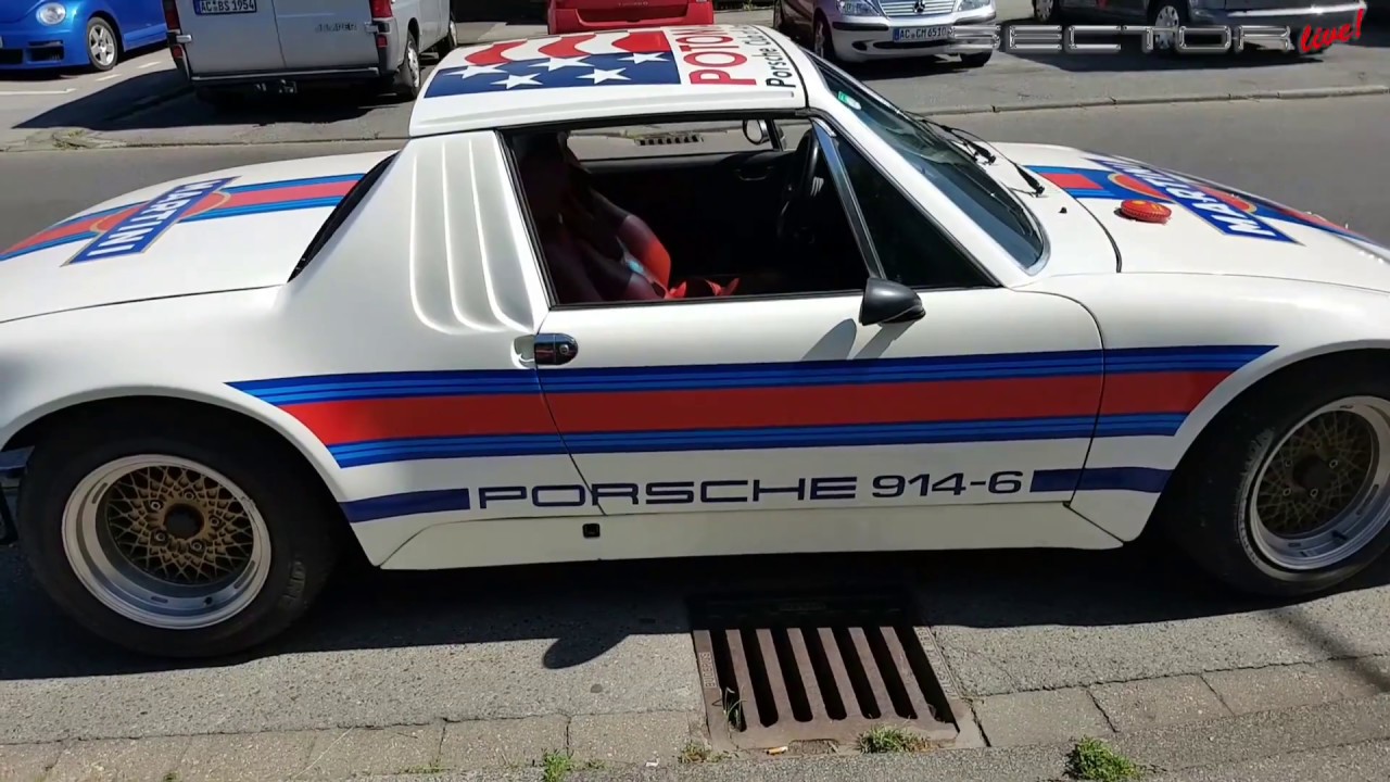 PORSCHE 914/6 MARTINI Racing Team Flatnose goes Racing Spa ...