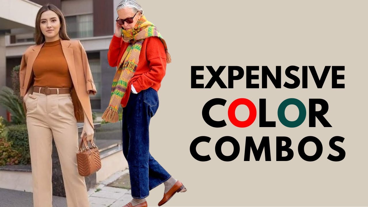 10 EXPENSIVE COLOR COMBOS II Classic Color Combinations - YouTube