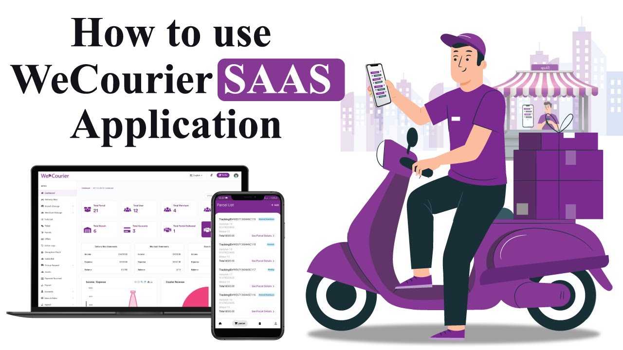 How to use We Courier SAAS | It's complete multi-tenancy Courier ...