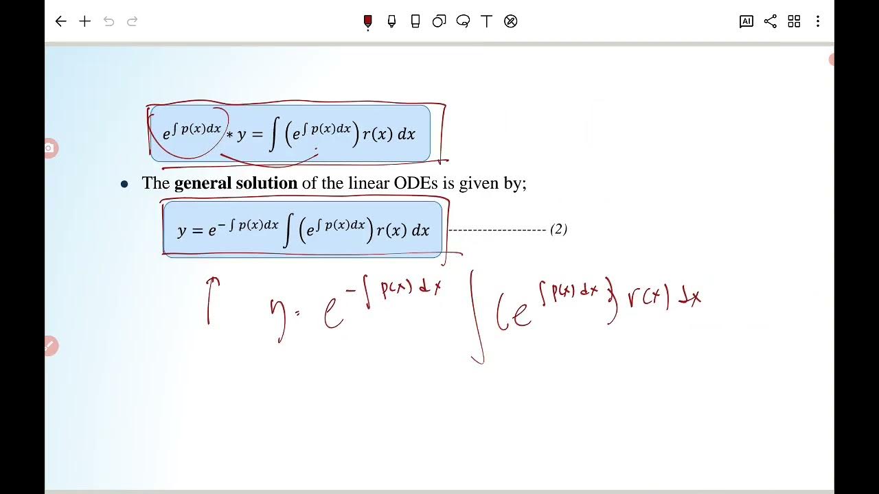 Linear ODEs - YouTube