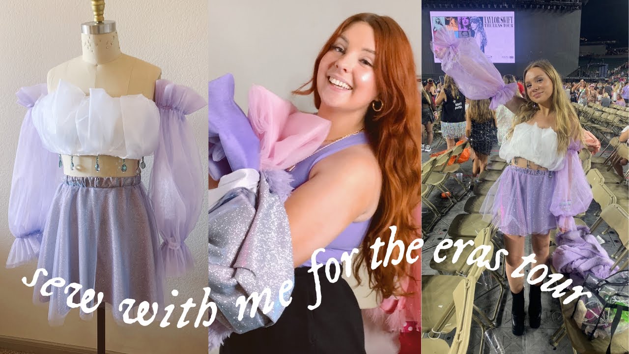 Making My Sister Her Dream Eras Tour Outfit Lavender Haze X Midnight