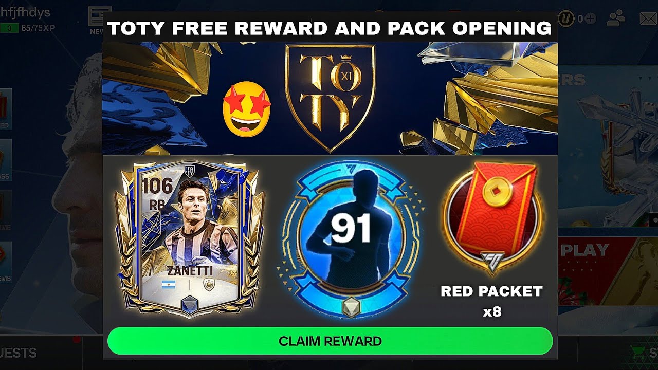 TOTY FREE REWARD AND PACK OPENING 🎁 - YouTube