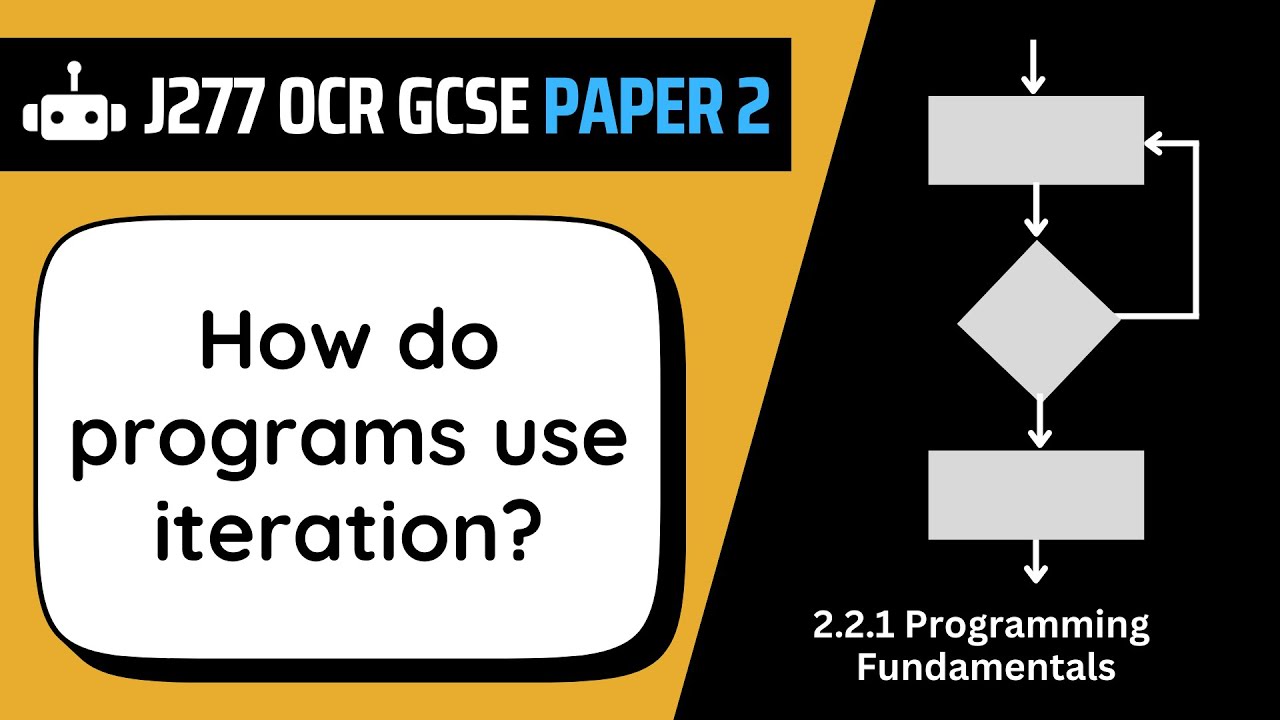Iteration | 2.1 | OCR GCSE Computer Science | J277 - YouTube