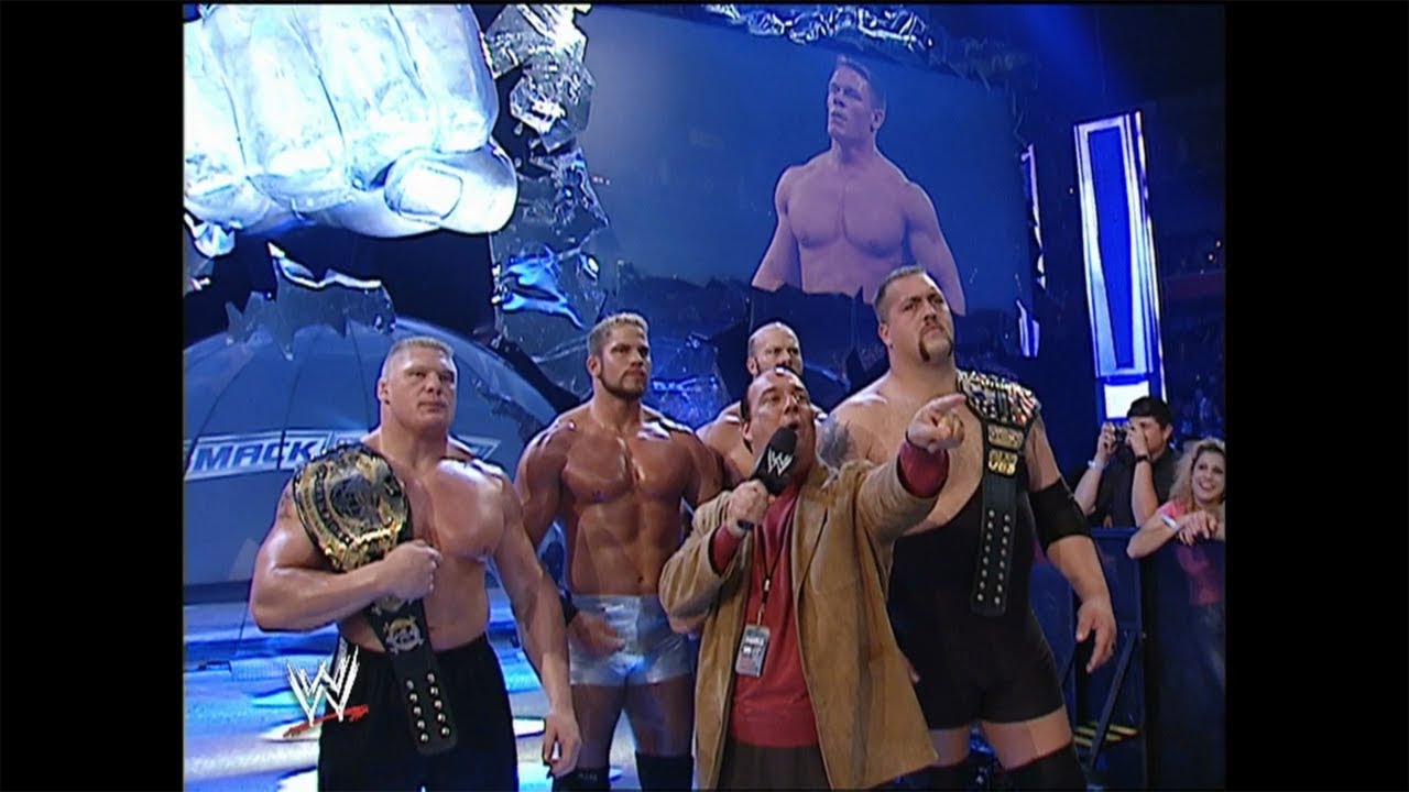 John Cena is offered a spot on Team Lesnar: Smackdown, November 6, 2003 ...