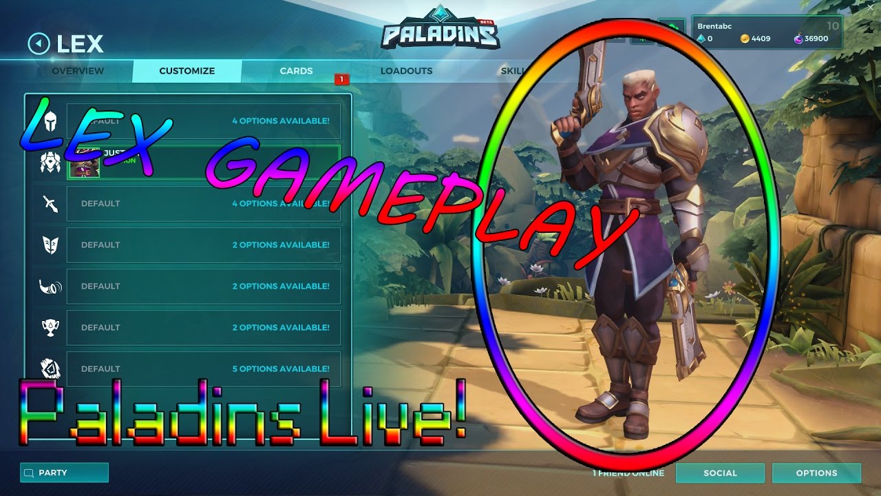 Paladins! LEX GAMEPLAY! *NEW CHAMPION* - YouTube
