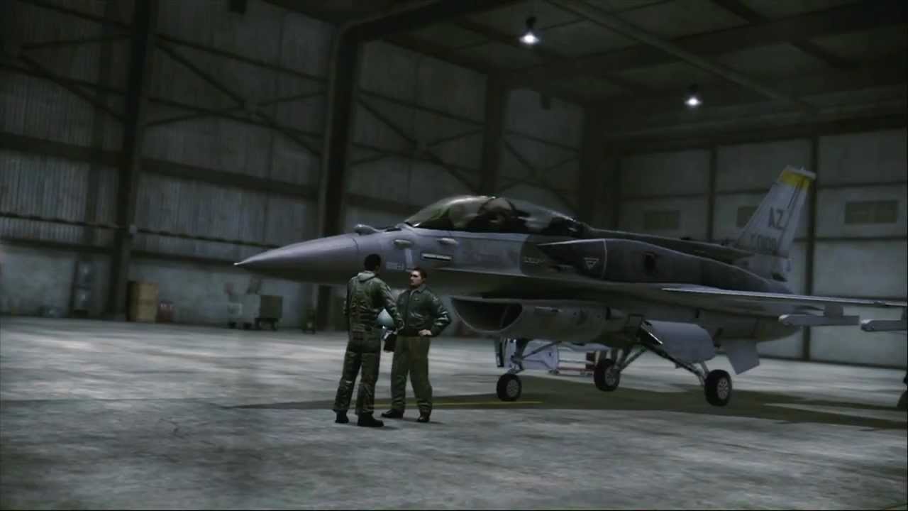 ACE COMBAT Assault Horizon : F-16F Fighting Falcon - YouTube