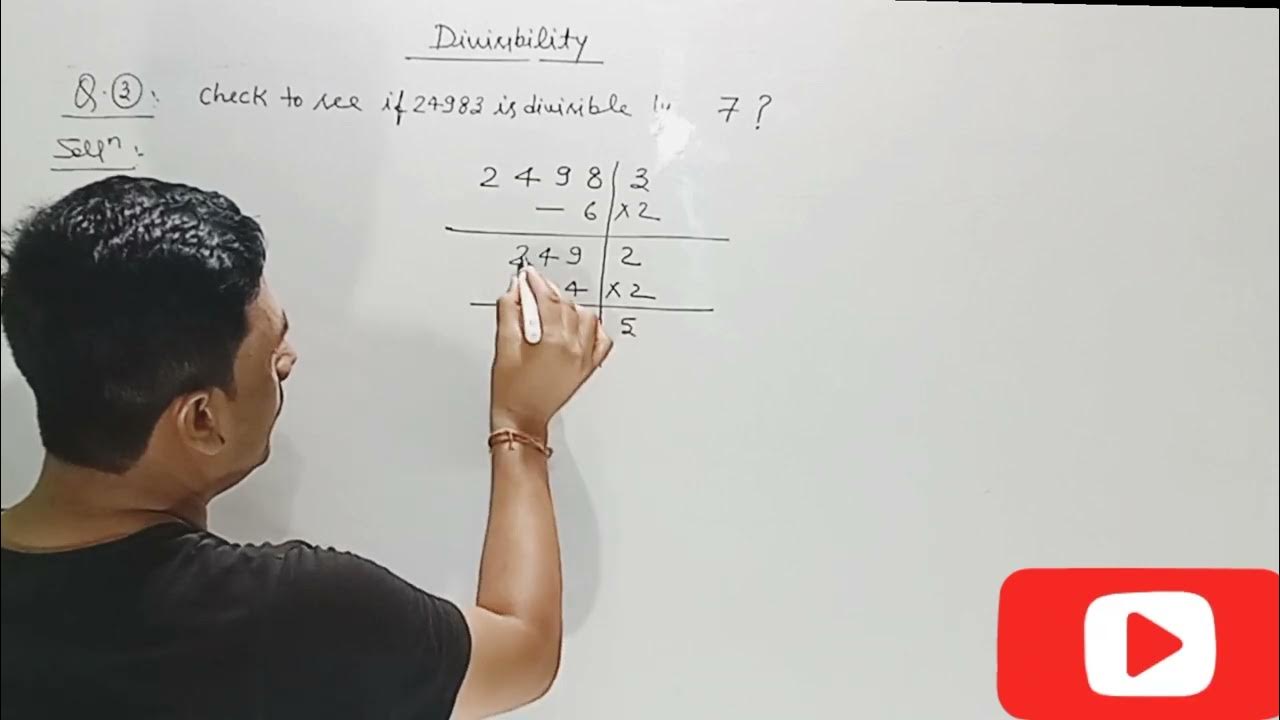 Divisibility Check How to Determine if a Number is Divisible by 7 - YouTube