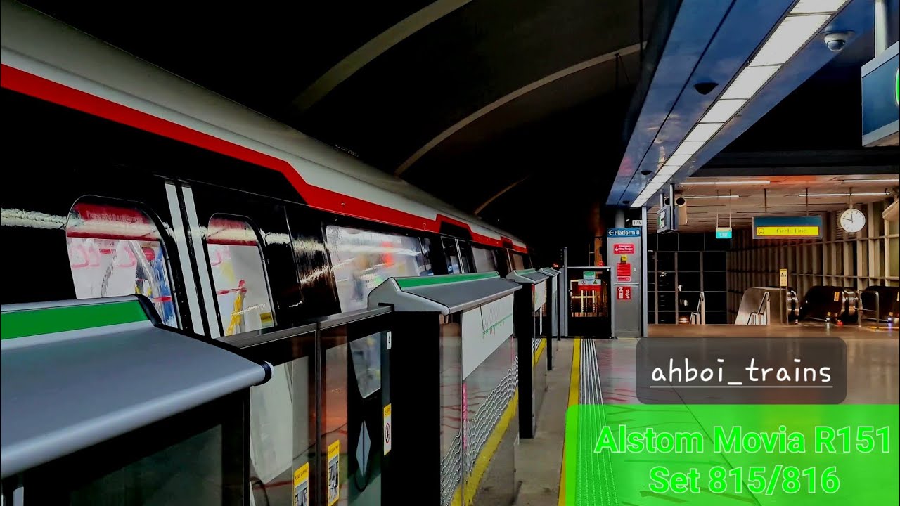 [NEW TESTING SET] Alstom Movia R151 Set 815/816 at Paya Lebar EWL ...