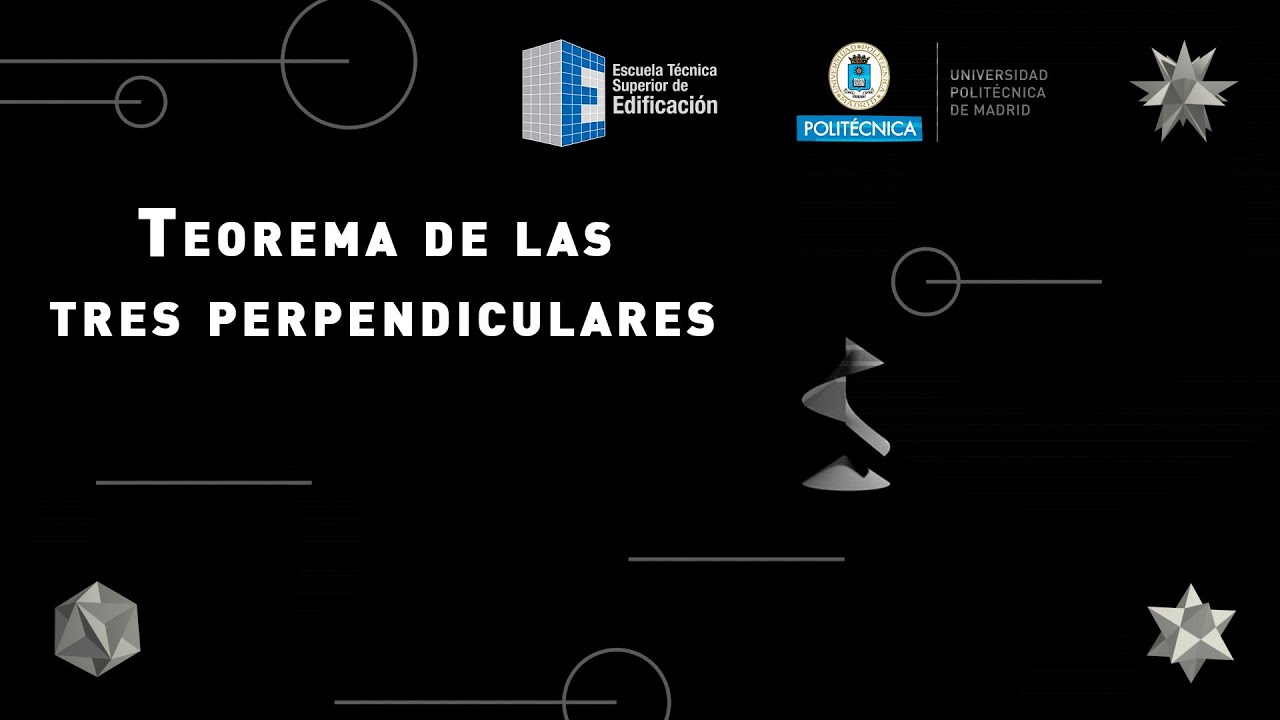 7.2 Teorema de las tres perpendiculares - YouTube