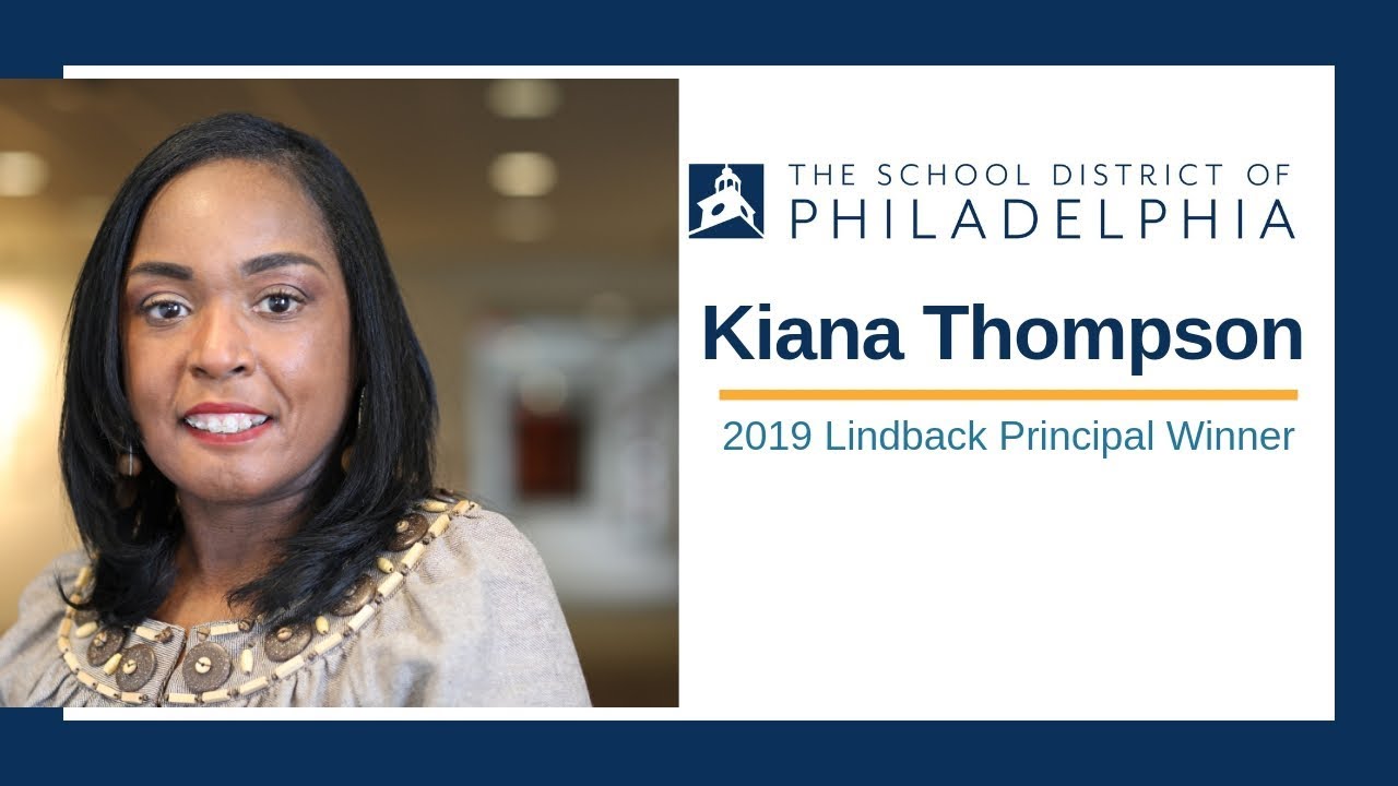 Kiana Thompson | 2019 Lindback Principal Winner - YouTube