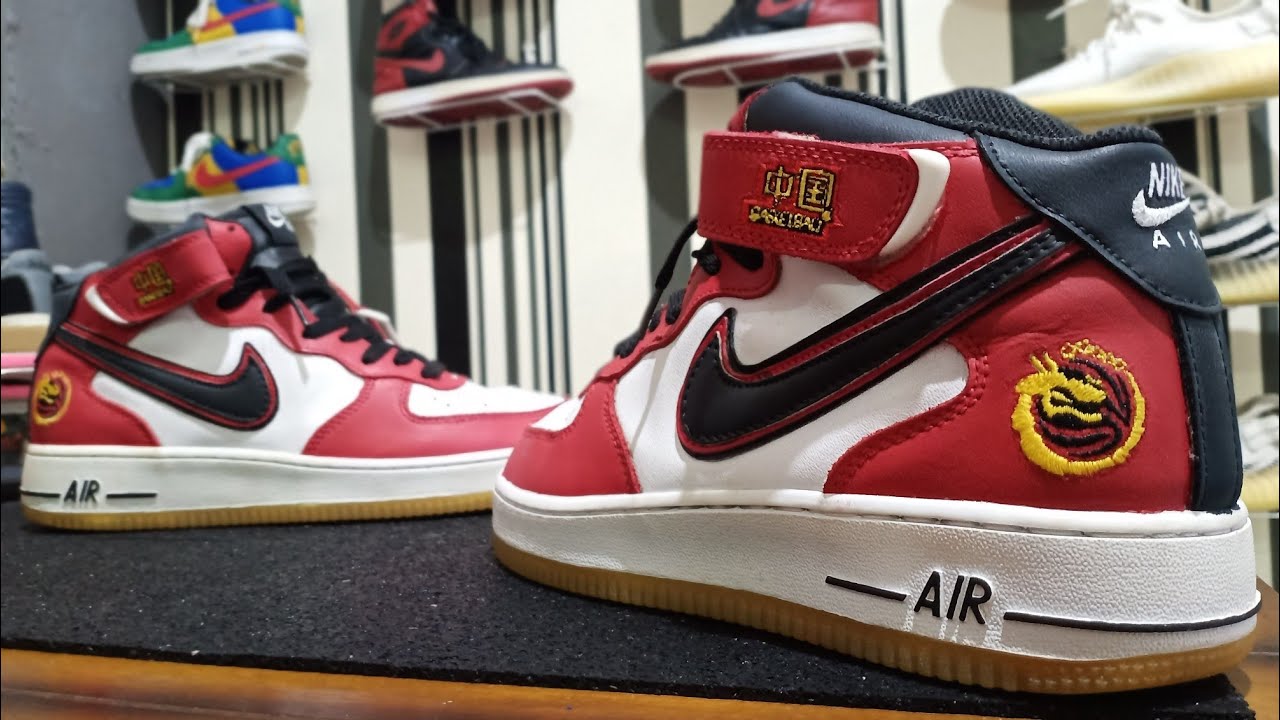 AF1 MID CHINESE BASKETBALL GOAT TO CHICAGO COLOR WAY | mvp vlog - YouTube