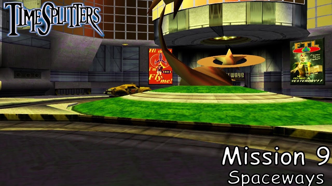 Timesplitters - Hard - Mission 9 - Spaceways (2035) - YouTube