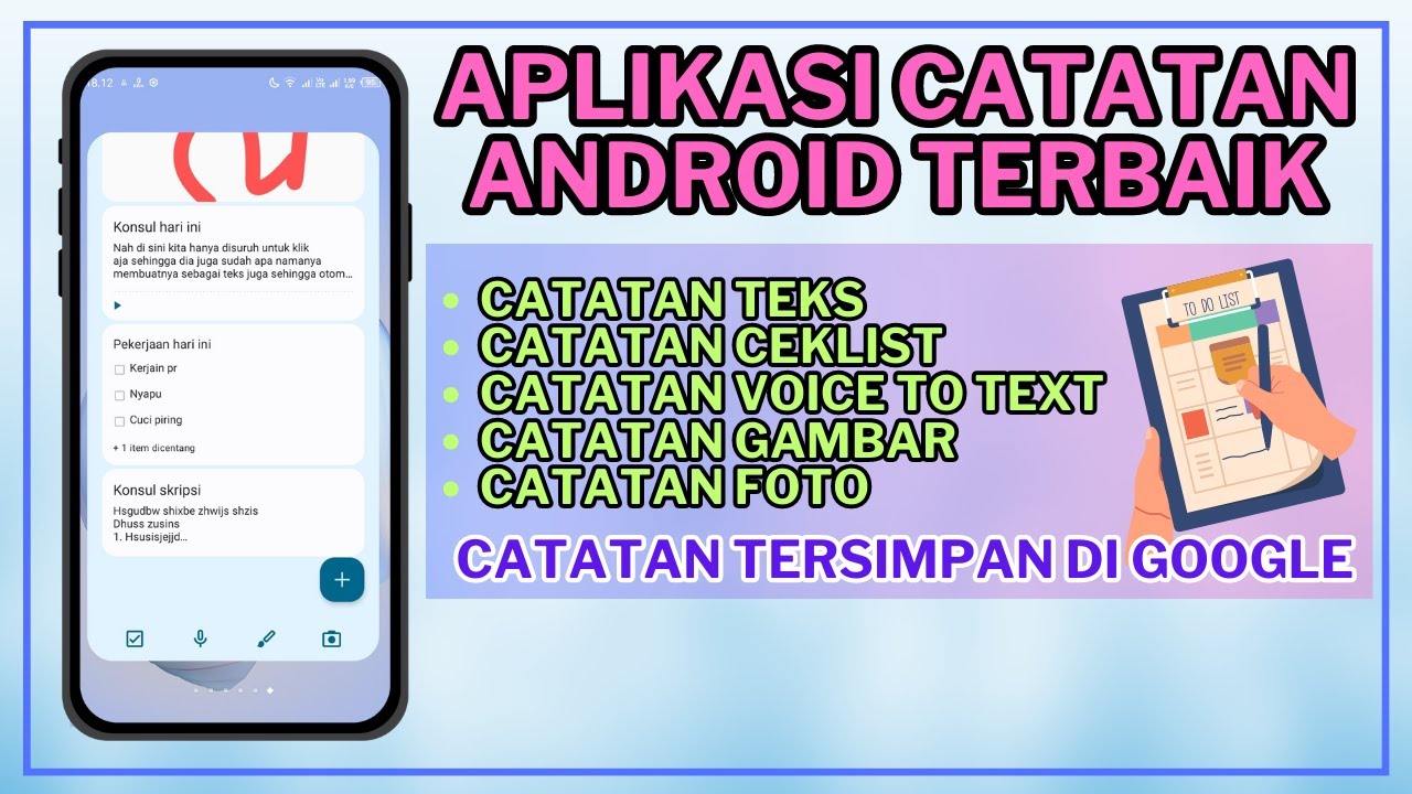 Aplikasi Catatan yang Bantu Kita Lebih Produktif - Google Keep - YouTube
