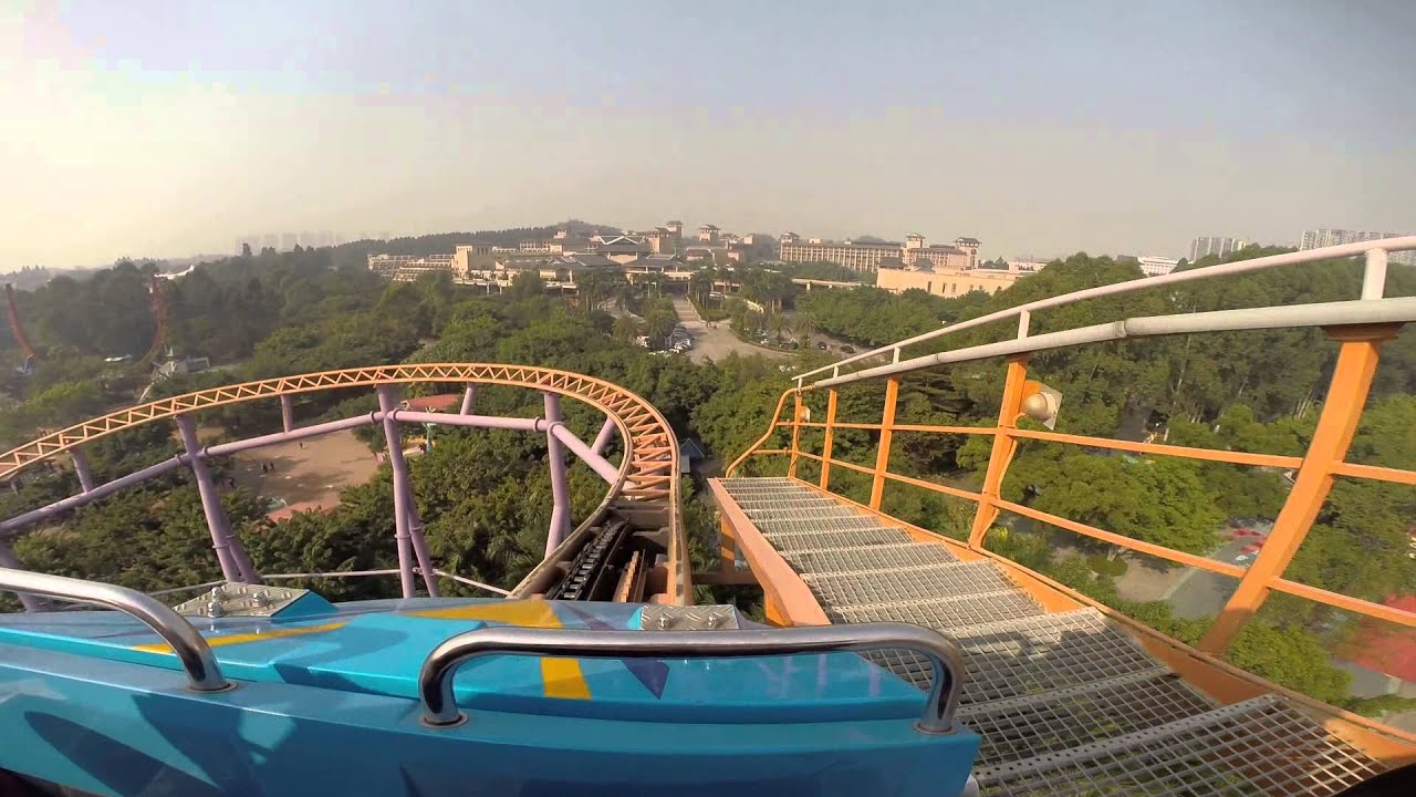 Vax's POV - 10 Inversion Roller Coaster ride - YouTube