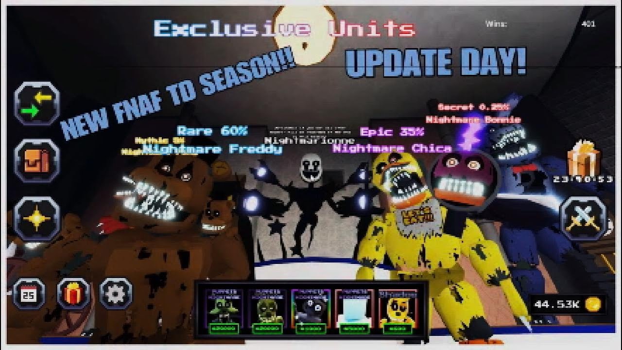 THIS NEW FNAF TD SEASON HAS A BUNCH OF NEW CONTENT! - YouTube