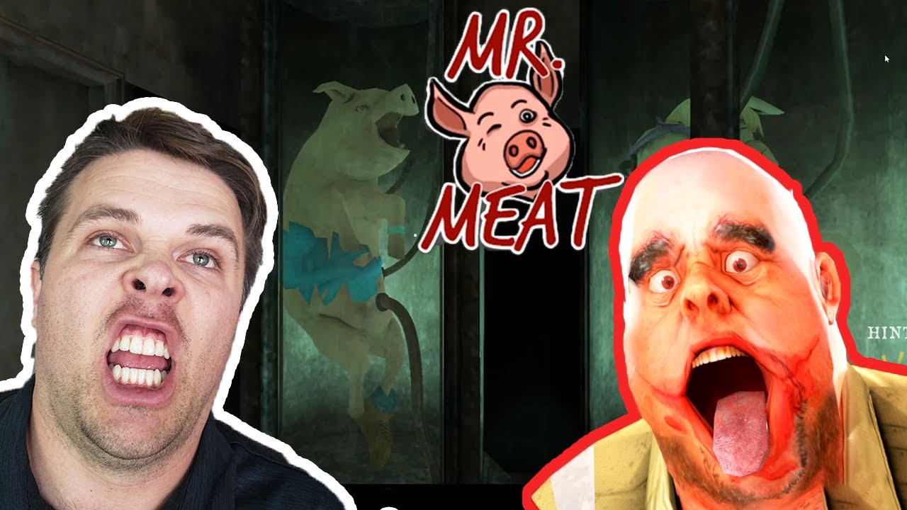 Mr. Meat Man Game Walkthrough Discover Piggy Lab and Save Girl - YouTube