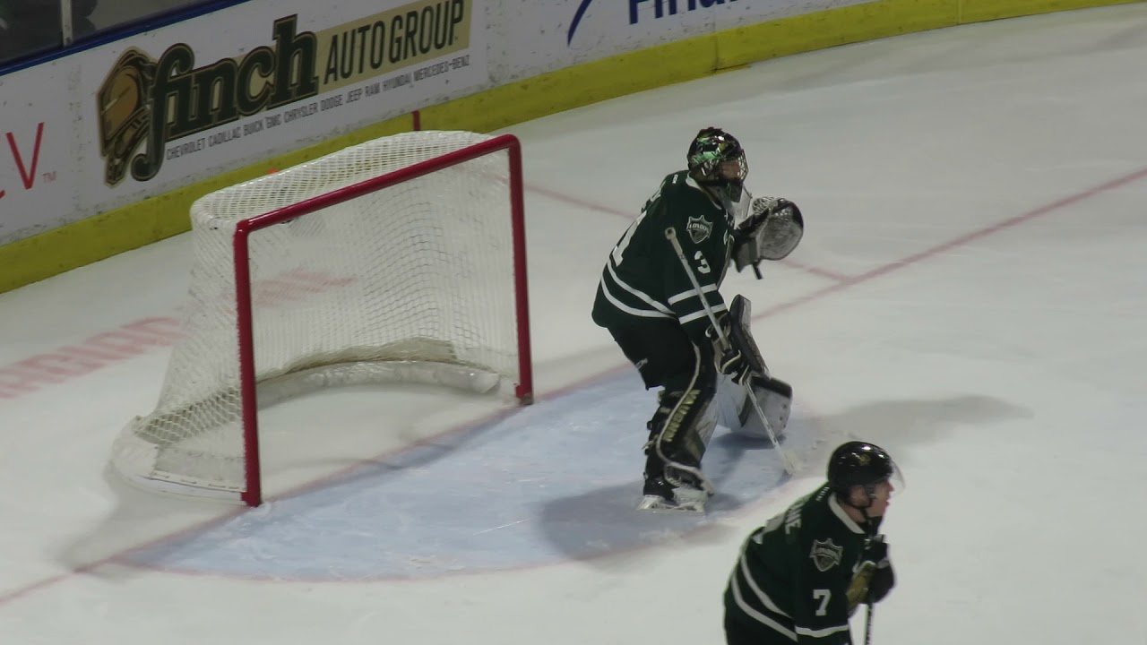 4/12/2019: Jordan Kooy iso while shorthanded -- Guelph @ London, OHL ...