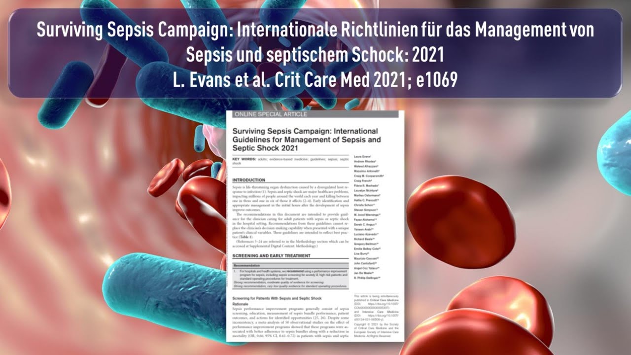 Surviving Sepsis Campaign:Leitlinien für das Management von Sepsis und ...