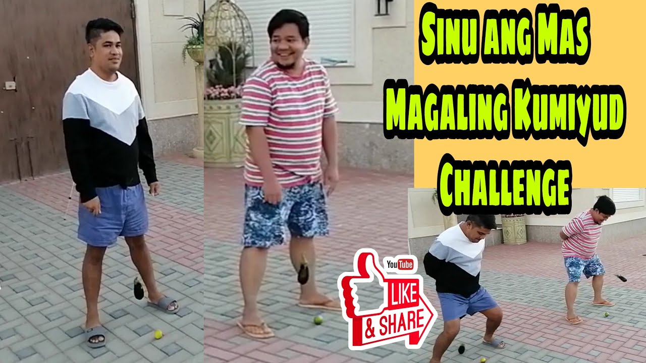 Talong and lemon relay. Sinu ang Mas magaling Kumiyod ha ha ha ...